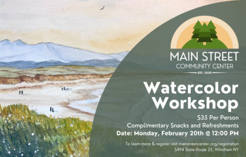 Main Street Community Center Watercolor Workshop! - CREATE council on ...