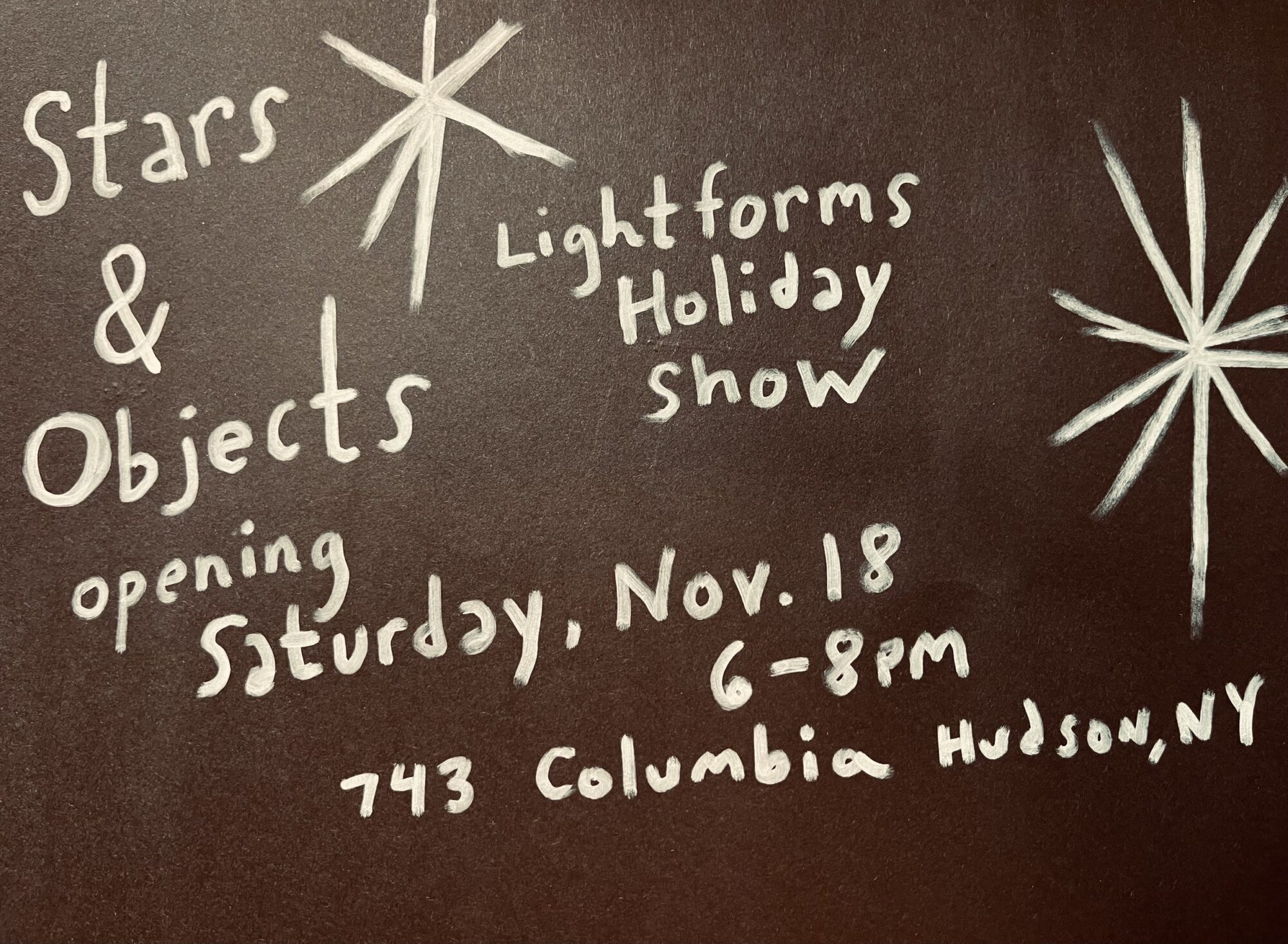 “Stars & Objects” - CREATE council on the arts • Greene • Columbia ...