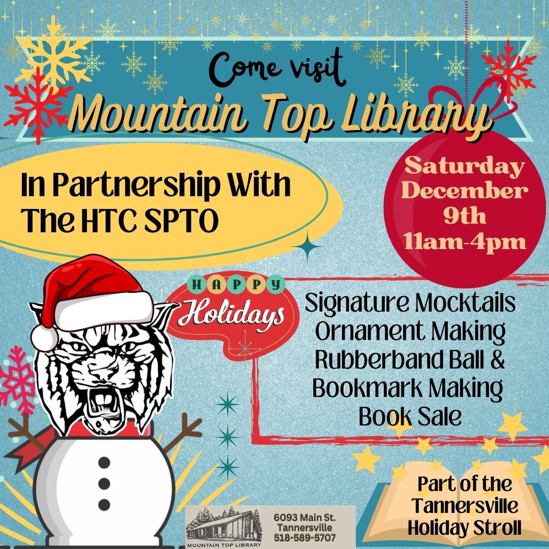 Mountain Top Library / Tannersville Holiday Stroll - CREATE council on ...