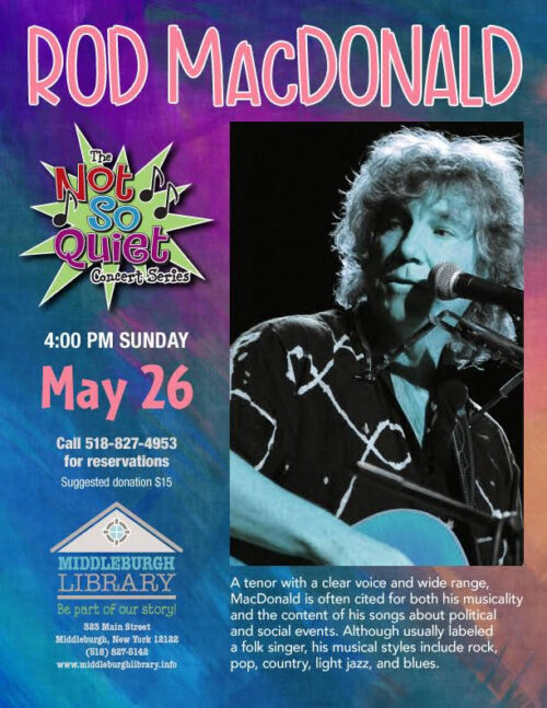 Rod MacDonald - CREATE council on the arts • Greene • Columbia • Schoharie