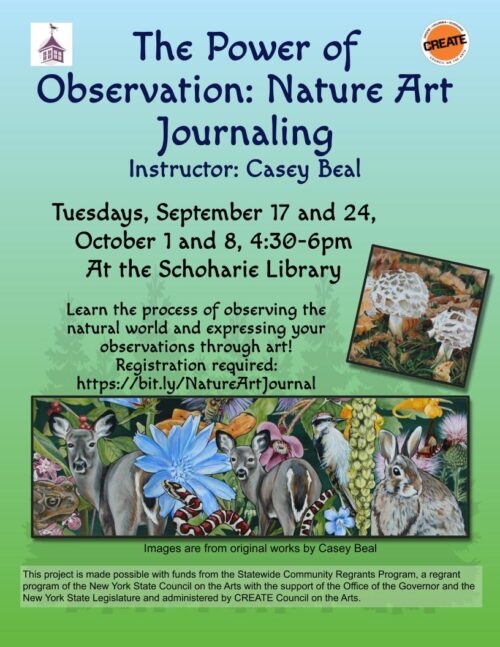 The Power of Observation: Nature Art Journaling - CREATE council on the ...