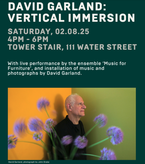 David Garland: Vertical Immersion - CREATE council on the arts • Greene ...